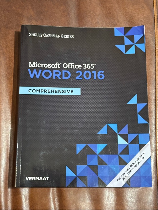 Office | Shelly Cashman Series Microsoft Office 365 Word 216 ...